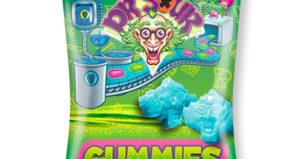 Dr Sour Gummies Blue Raspberry Flavour (200g)